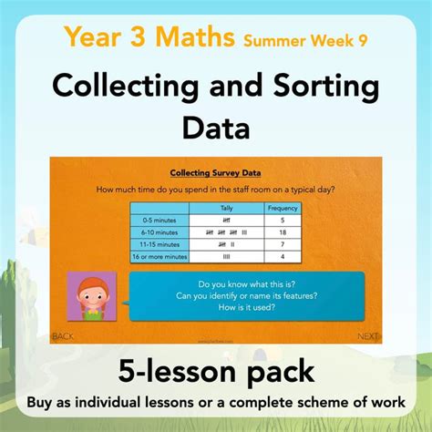 Maths Data Handling Statistics Ks2 And Ks1 Lessons Planbee