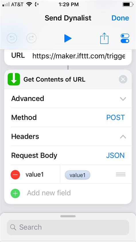 post directly from siri to dynalist inbox using ifttt 🌈share