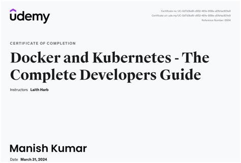Manish Kumar On Linkedin Docker Kubernetes Certification Devops