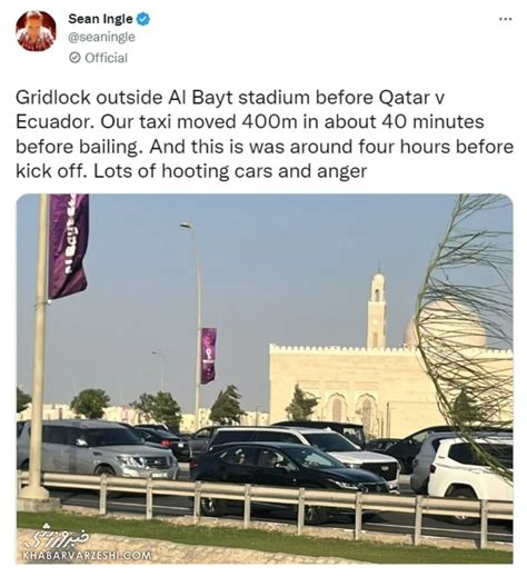 هرج و مرج در قطر تصویری که خبرنگار معروف از ترافیک شدید منتشر کرد