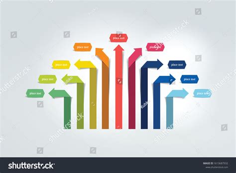 Arrow Infographic Chart Scheme Flowchart Stock Vector Royalty Free 1613687932 Shutterstock