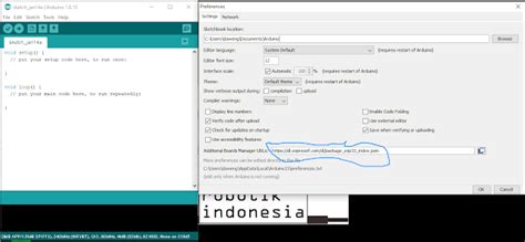 Cara Menggunakan Esp32 Di Arduino Ide Compiling Dan Uploading