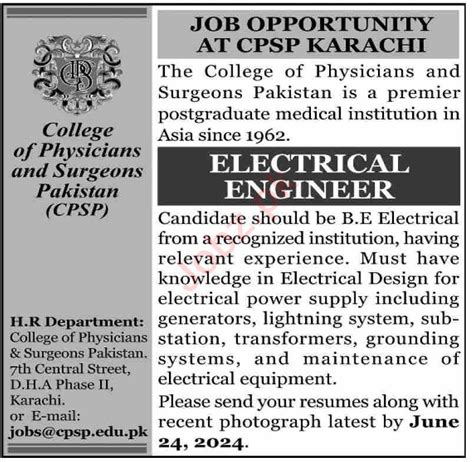 Cpsp Karachi Jobs 2024 2026 Job Advertisement Pakistan