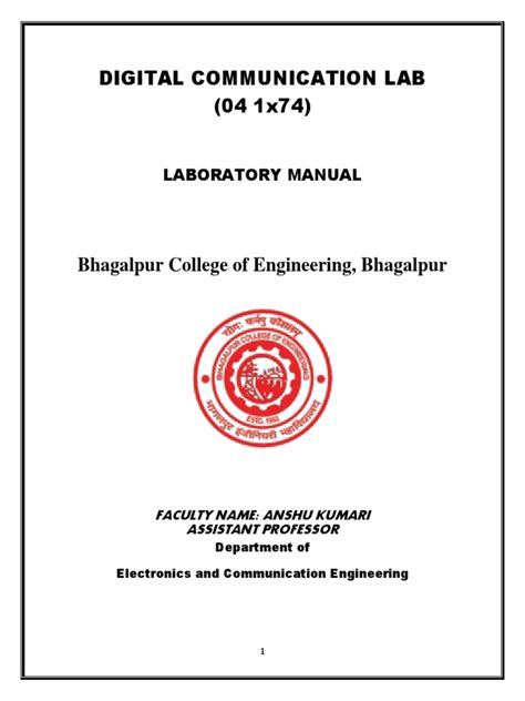 digital communication lab manual pdf modulation sampling signal