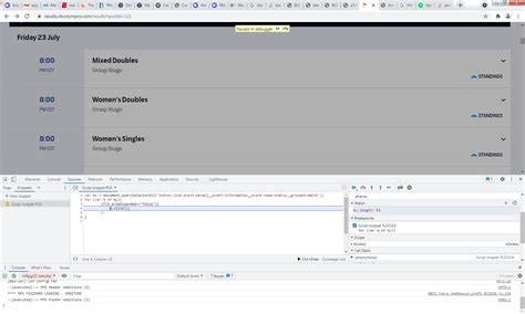 Javascript Button Click Doing Nothing In Chrome Stack Overflow