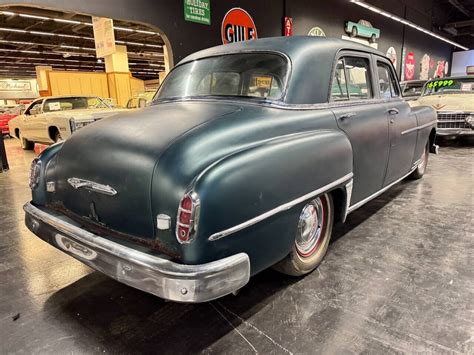 1950 Desoto Custom Dark Green 4 Door For Sale