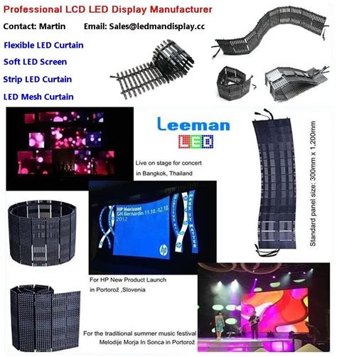 Flexible P Outdoor Led Advertising Screen Price In India P Led Smd Rgb Soft Flexible Led