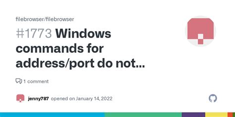 Windows Commands For Addressport Do Not Work Properly · Issue 1773