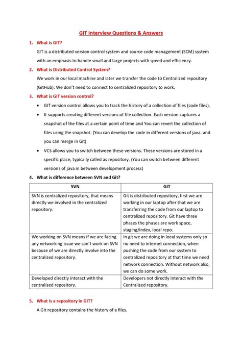 Here Some Git Interview Questions And Answers Nagaraju Etamsetti
