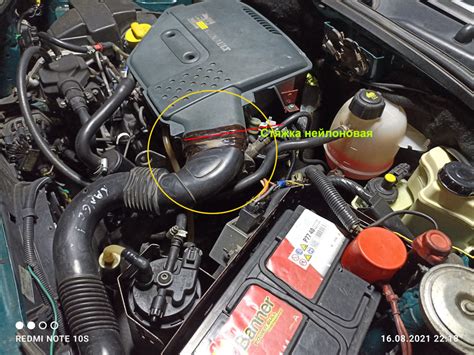 Установка патрубка воздушного фильтра — Renault Kangoo (1G), 1,9 л ...