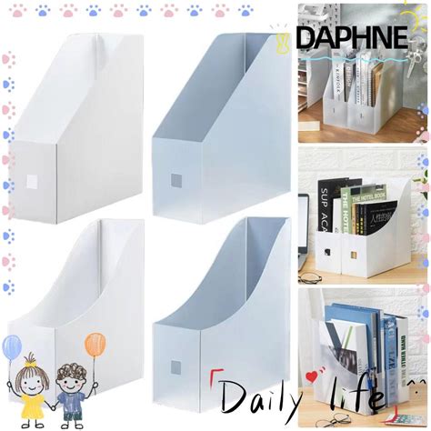ดาฟีน แฟ้มตั้งโต๊ะ 1ชิ้น ขาตั้งพลาสติกชั้นวางชั้นวางชั้นเก็บไฟล์ โต๊ะ
