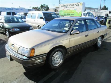 1988 Ford Taurus Lx Sedan 4 Door 38l No Reserve For Sale In Anaheim