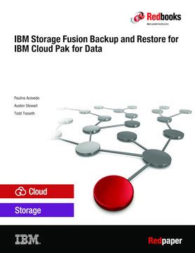 IBM Storage Fusion Backup And Restore For IBM Cloud Pak For Data Book