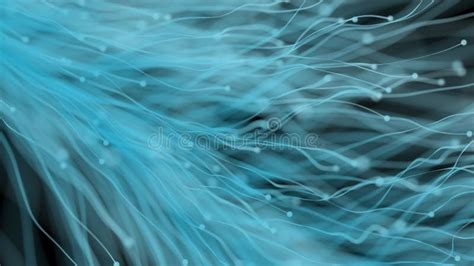 royal blue slowly moving bokeh particles background particles with