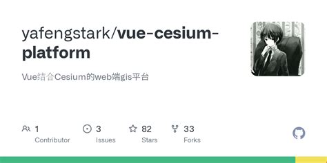 Github Yafengstarkvue Cesium Platform Vue结合cesium的web端gis平台