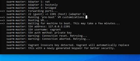 Vagrant Deployment Get Stuck After Vm Has Booted Rvagrant