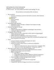 Lecture Microevolution Continued And Macroevolution Anthropology General Anthropology