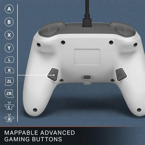 Powera Nintendo Switch Enhanced Wired Controller Two Mappable Advanced Gaming Buttons Anti