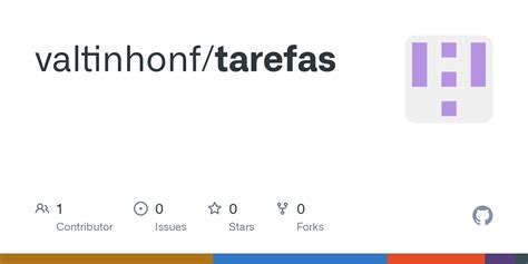 Github Valtinhonftarefas