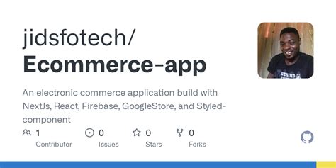 Github Jidsfotech Ecommerce App An Electronic Commerce Application Build With Nextjs React