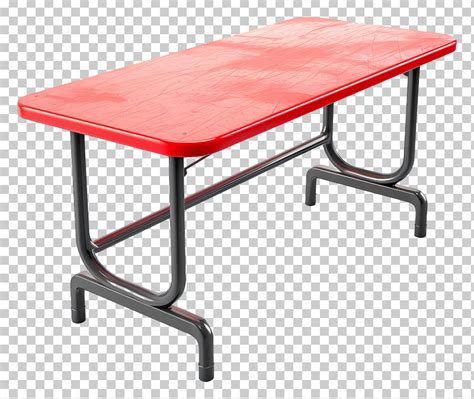 Red Classroom Table Red Rectangular Table With Metal Legs Png Clipart Desk Dining Metal