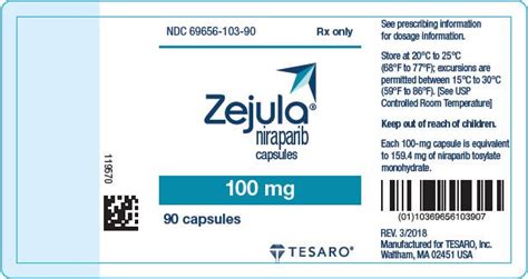 Zejula Fda Prescribing Information Side Effects And Uses