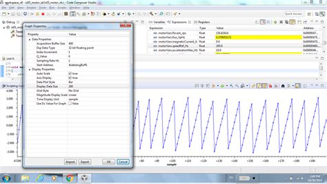 ccs tms320f280049 datalog sampling frequency c2000 microcontrollers