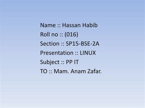 Architecture Of Linux Ppt Architecture Of Linux Ppt