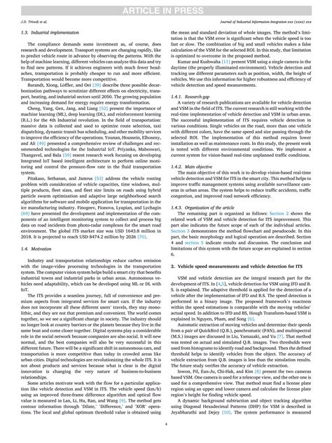Vision Based Real Time Vehicle Detection And Vehicle Speed Measurement Using Morphology And
