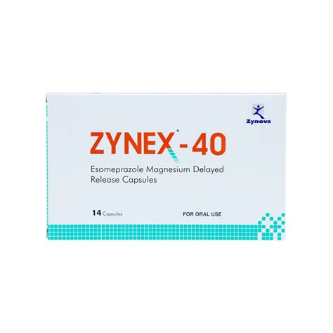 Zynex 40 Mg Cap 14s View Usage Side Effects Price And Substitutes Buy Online In Qatar