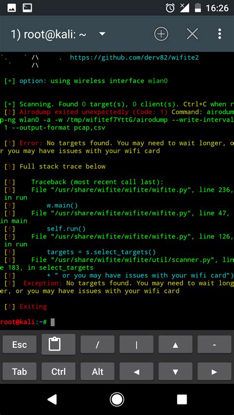not working on nethunter · issue 83 · derv82 wifite2 · github