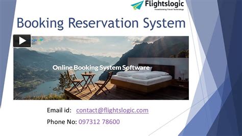Ppt Booking Reservation System Powerpoint Presentation Free To