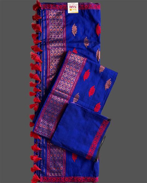 Mekhala Chador Staple Heavy Traditional Assamese Saree Sajonari