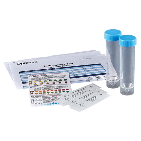 H2O Test Express Kit Optipure Water
