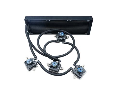 2510 4pin Aluminum Cpu Water Cooler Computer Heatsink Copper Heatpipes Pc Cooler Heatsink Cpu