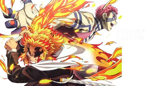 Render Rengoku Vs Akaza Demon Slayer By Preludegfx On Deviantart
