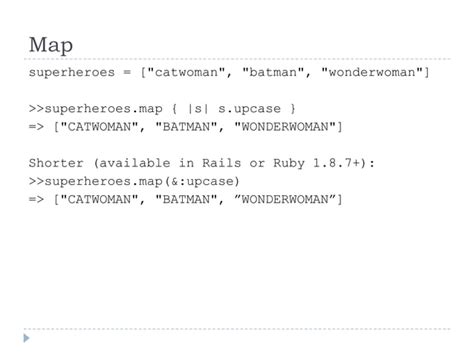 ruby language array hash and iterators ppt