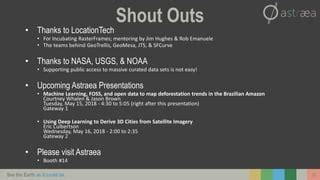 RasterFrames Enabling Global Scale Geospatial Machine Learning PPTX