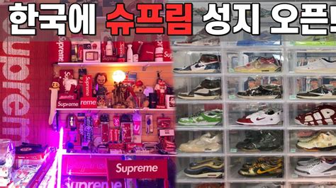 한정판 옷 신발 슈프림 저는 요즘 여기서 리셀 쇼핑 합니다 💸💸💸 Youtube