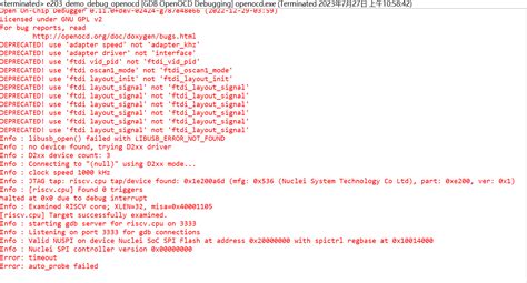 E203移植后jtag无法正确识别，auto Probe Failed 开源蜂鸟e203 Risc V论坛讨论 Risc V Mcu中文社区