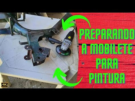 Projeto Mobilete Preparando O Quadro Chassi Para Pintura