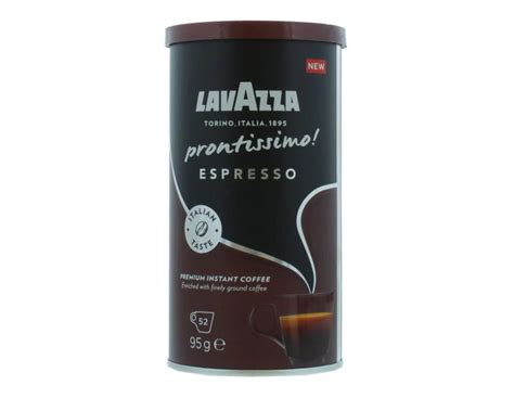 Lavazza Prontissimo Espresso Premium Instant Coffee 95g - Rich and ...