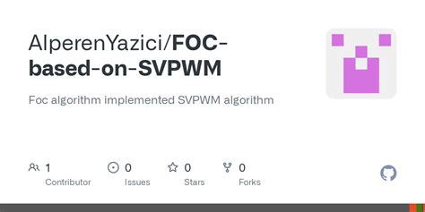Github Alperenyazicifoc Based On Svpwm Foc Algorithm Implemented