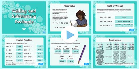 Adding And Subtracting Decimals Powerpoint Twinkl