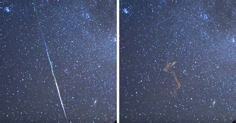 This Time Lapse Caught A Meteor Explosion And A 40 Minute Orange Plume