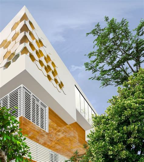 Cuboid Design House By Ar Sachin Shetty Int Hab Architecture Exterior Design Urban