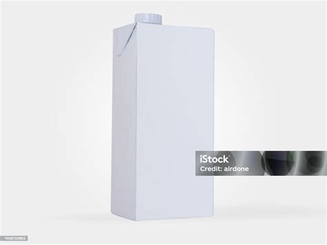 흰색 판지 종이로 만든 우유 또는 주스 패키지 흰색으로 분리된 모형 템플릿 디자인 공란에 대한 스톡 사진 및 기타 이미지 공란 비어 있음 우유팩 Istock