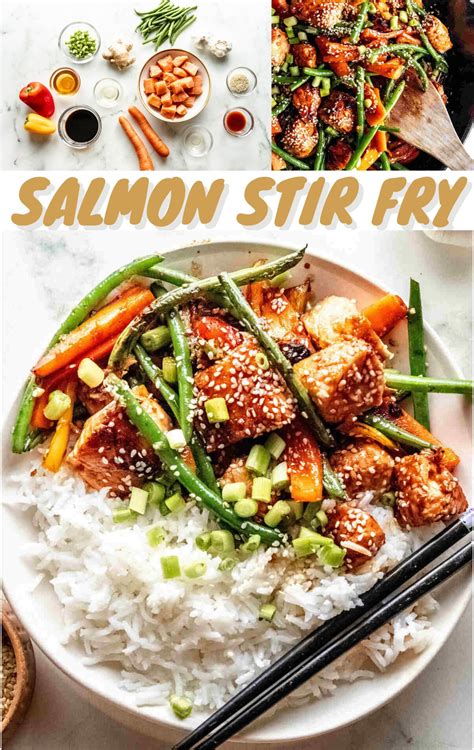 Salmon Stir Fry Cook At Home Mom