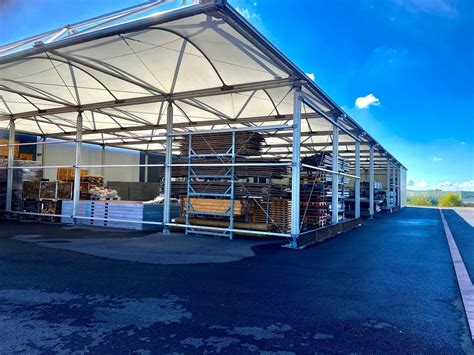 Extension Dun Hall De Stockage Sarreguemines 57 Moselle Chapiteaux