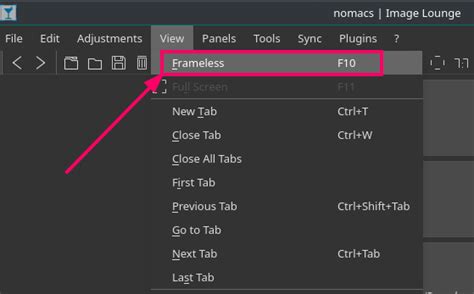 Open Nomacs In Frameless Mode From Cli · Issue 838 · Nomacsnomacs